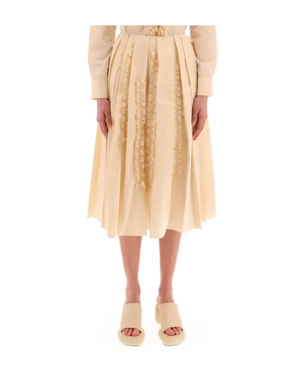 JIL SANDER Pleated Skirt