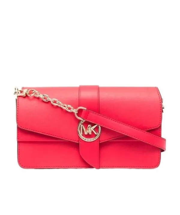 Michael Kors Logo Emblem Shoulder Bag