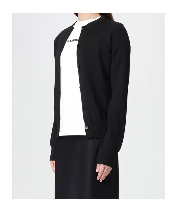 JIL SANDER Long-sleeved Knitted Cardigan