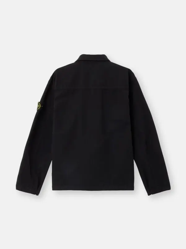 Stone Island Logo Patch Long Sleeve Shirt