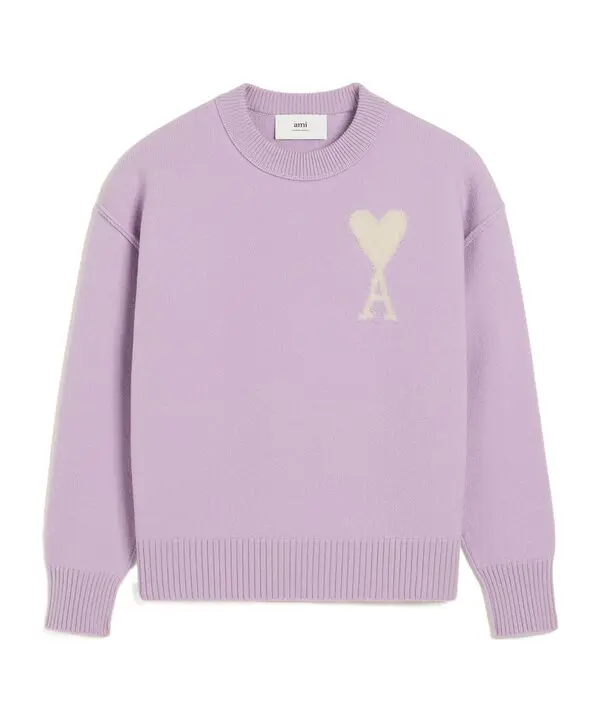 Ami De Coeur Crewneck Jumper - Purple