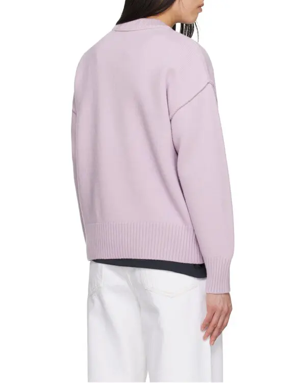 Ami De Coeur Crewneck Jumper - Purple