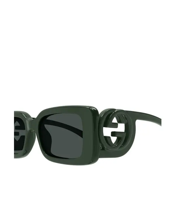 Gucci Rectangle Frame Sunglasses - Black