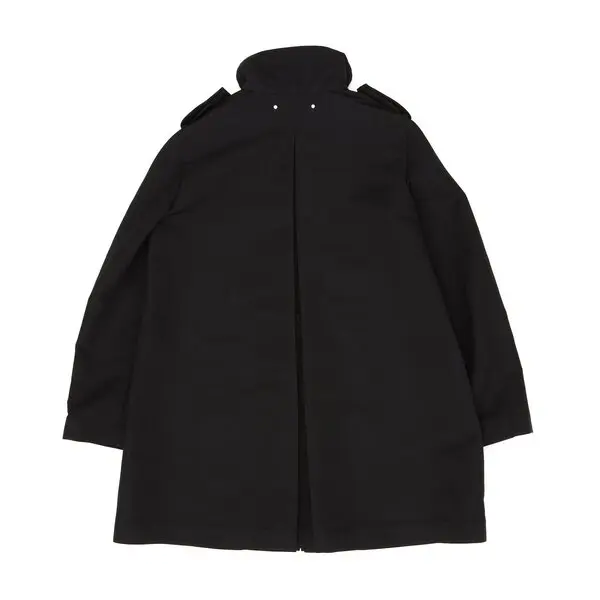Gucci Faille Coat With Stand Collar And Belted Waist