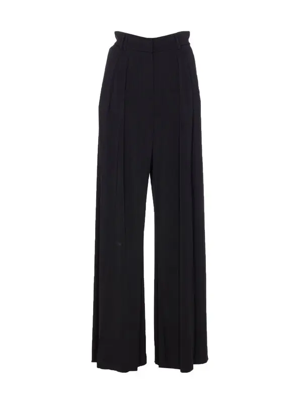 Max Mara Palanca Pleated Wide Leg Trousers