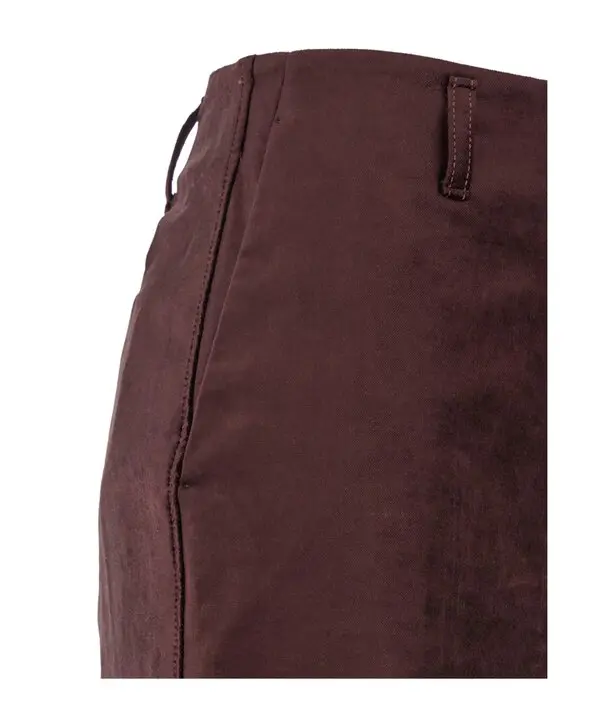 FORTE_FORTE Trumpet Velvet Pants - Brown