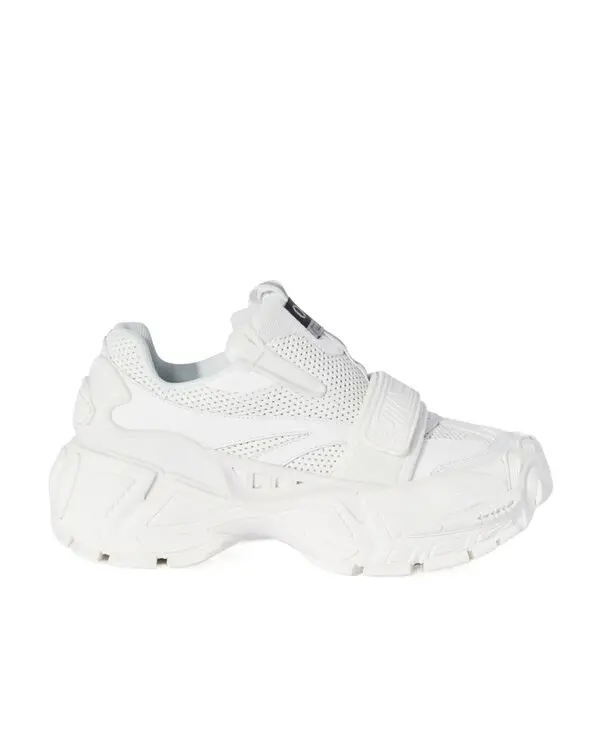Off-White Glove Round Toe Sneakers - White