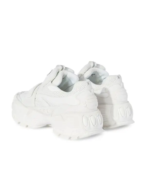 Off-White Glove Round Toe Sneakers - White
