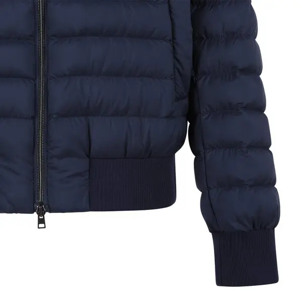 Herno Quilted Bomber Down Jacket - Blue