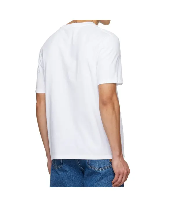 Balmain Logo Motif Crewneck T-shirt - White