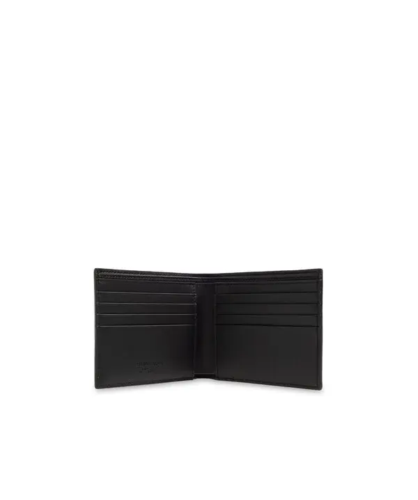 Giorgio Armani Wavy-embossed Bi-fold Wallet