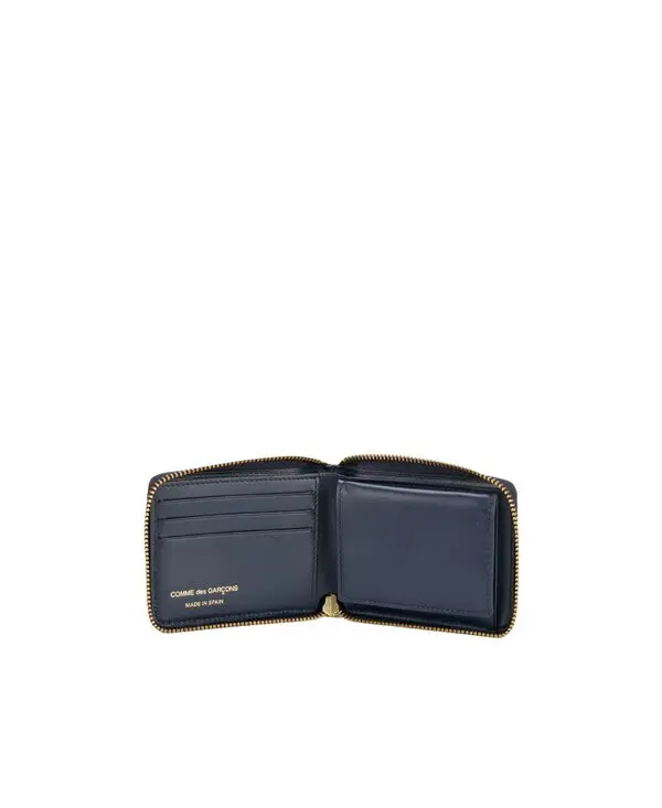 Comme Des Garçons Classic Zipped Wallet - Blue