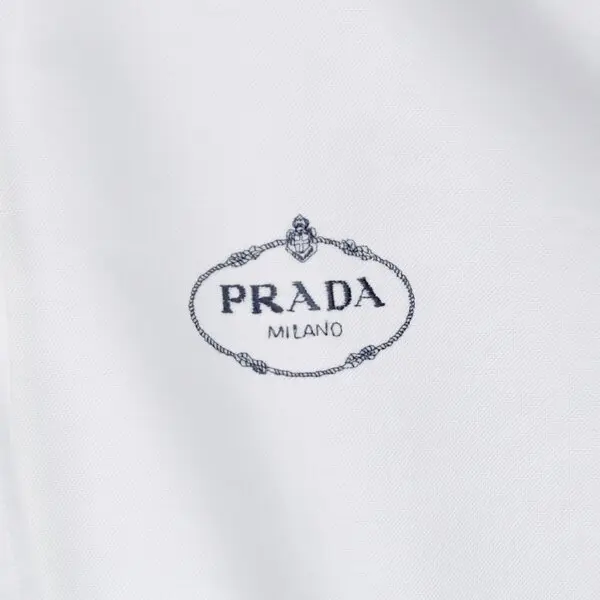 Prada Sleeveless Lapel Shirt