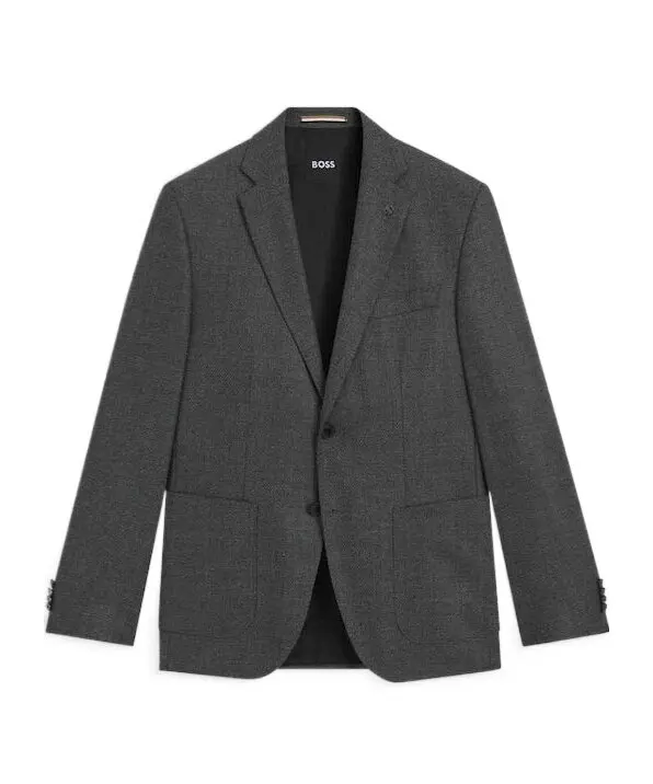 Hugo Boss Long-sleeved Suit Jacket - Black