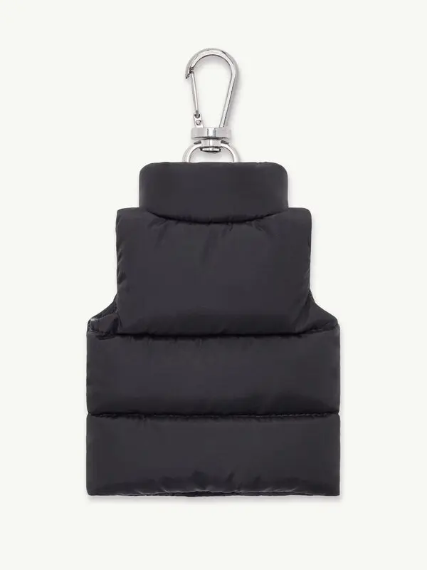 Moncler Vest-shaped Key Ring - Black