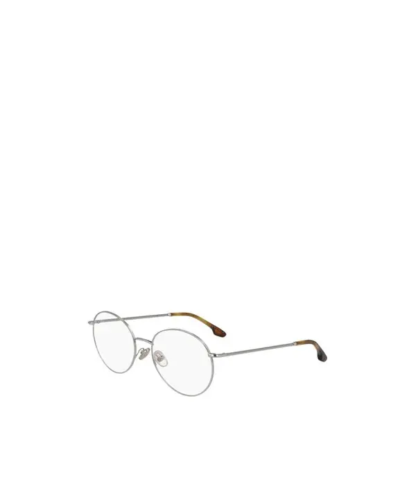 Victoria Beckham Round Frame Eyeglasses - Sliver