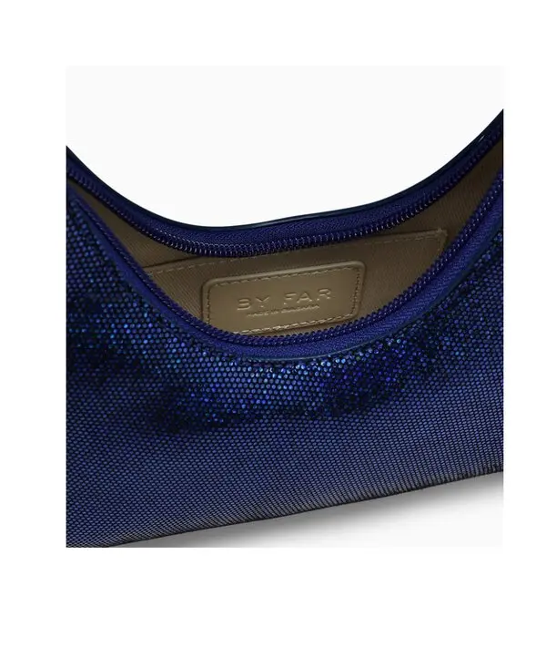 By Far Baby Amber Zipped Tote Bag - Blue