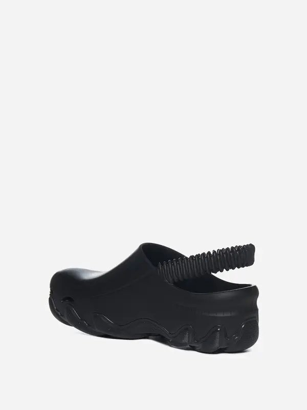 Gcds Embossed Logo Slingback Clogs