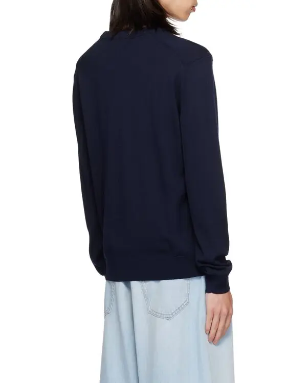 Maison Kitsuné Bold Fox Head Patch Knitted Jumper