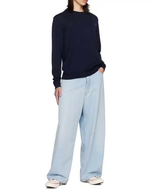 Maison Kitsuné Bold Fox Head Patch Knitted Jumper