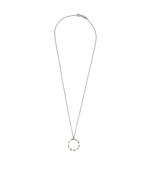 MAISON MARGIELA Round Pendant Necklace - Gray