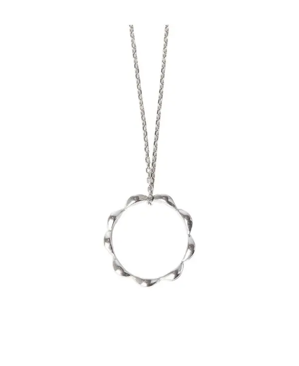 MAISON MARGIELA Round Pendant Necklace - Gray