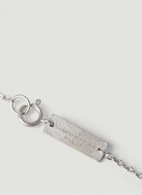 MAISON MARGIELA Round Pendant Necklace - Gray