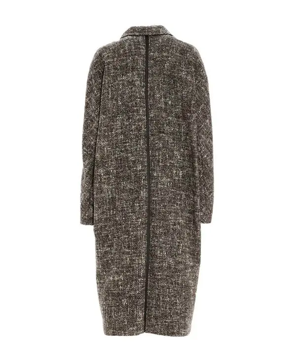 Max Mara Teatino Double-breasted Wool Long Coat