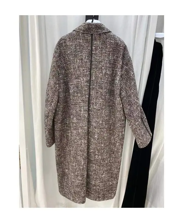 Max Mara Teatino Double-breasted Wool Long Coat