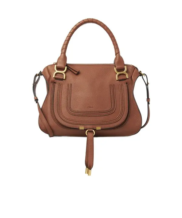 Chloé Marcie Foldover Tote Bag - Brown
