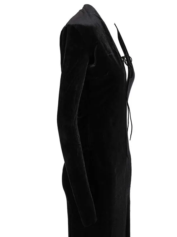 AMAZUIN Lara Velvet Maxi Dress