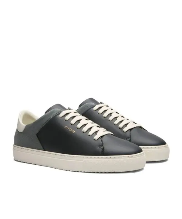 Axel Arigato Low Top Lace-up Sneakers With Suede Panels