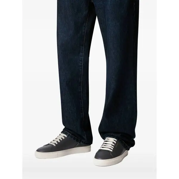 Axel Arigato Low Top Lace-up Sneakers With Suede Panels