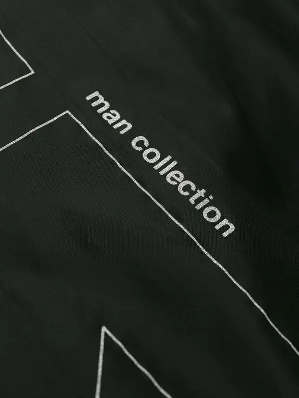 Off-White Logo Hooded Casual Jacket