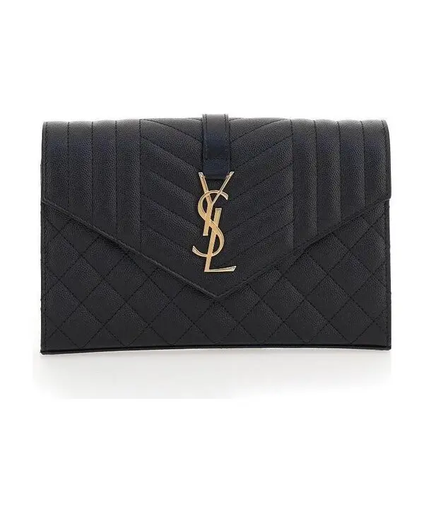 Saint Laurent Monogram Wallet - Black