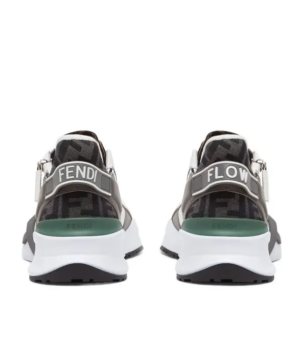 Fendi Flow Ff Jacquard Sneakers - Black