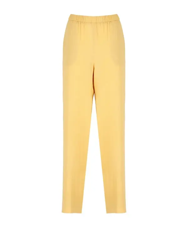 Fabiana Filippi Elastic Waist Wide-leg Trousers - Yellow