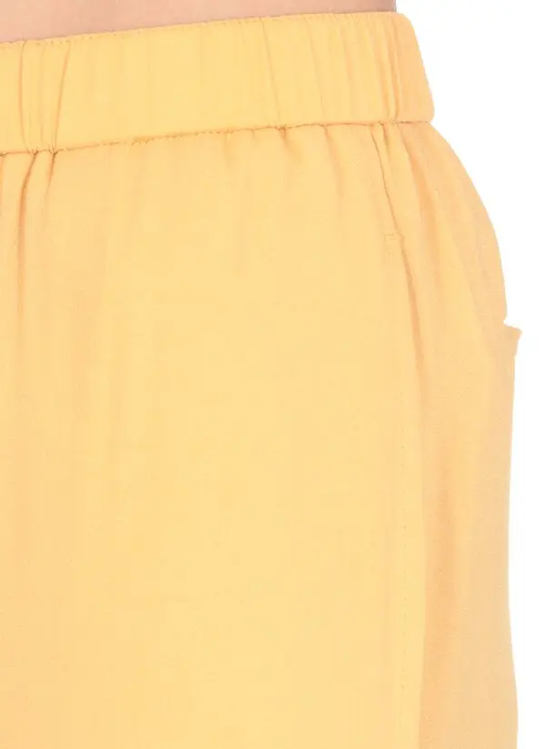 Fabiana Filippi Elastic Waist Wide-leg Trousers - Yellow