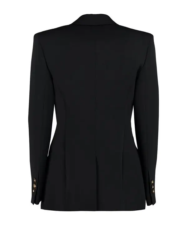 Versace Single-breasted Notched Lapel Blazer