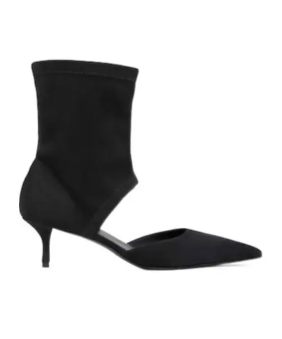 Alaïa Pointed Toe Stretch Ankle Boots