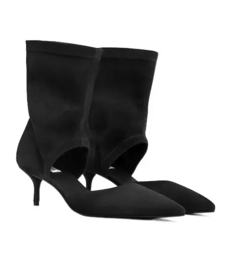 Alaïa Pointed Toe Stretch Ankle Boots
