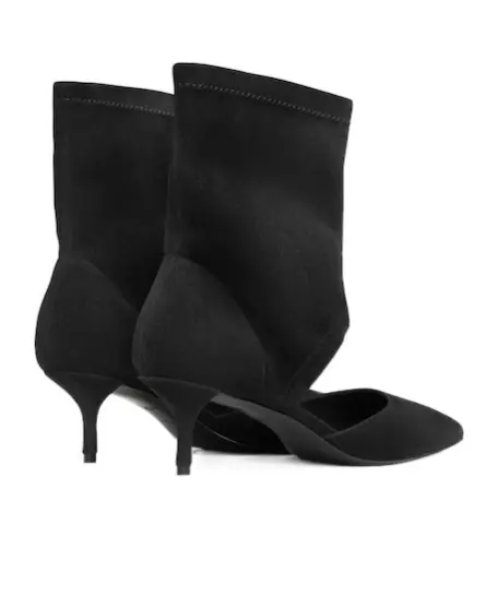 Alaïa Pointed Toe Stretch Ankle Boots