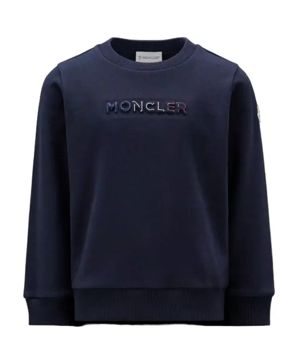 Moncler Logo Patch Crewneck Sweatshirt