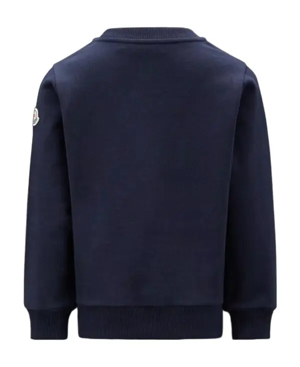 Moncler Logo Patch Crewneck Sweatshirt