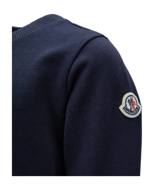 Moncler Logo Patch Crewneck Sweatshirt