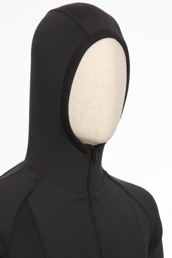 Valentino Garavani Vlogo Embossed Jersey Hoodie