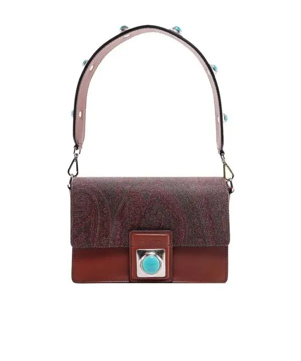 Etro Paisley Crown Me Shoulder Bag