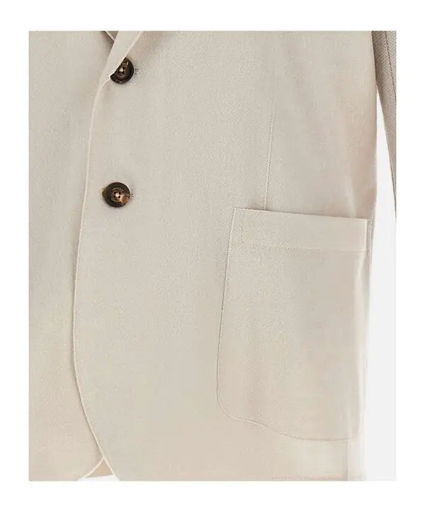 Eleventy Single-breasted Ribbed-knit Blazer