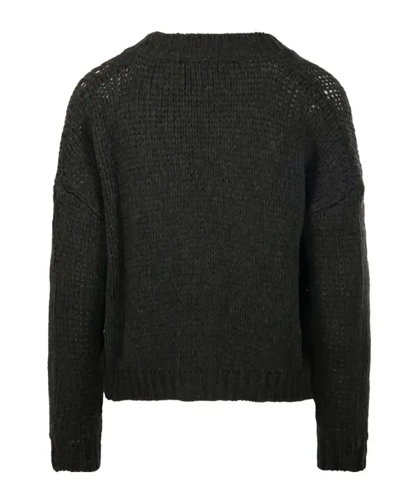 ROBERTO COLLINA Long Sleeve Button Front Cardigan With Patch Pockets
