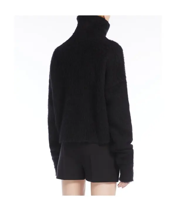 Sportmax Cropped Zip Detail Jumper